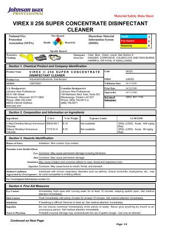 Johnson Wax Virex II 256 Use Solution.pdf