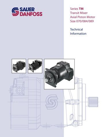 Seal Kits for Orbital Motors Tech Note - Sauer-Danfoss