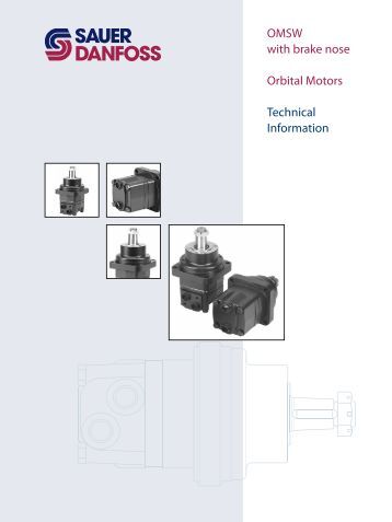 Seal Kits for Orbital Motors Tech Note - Sauer-Danfoss