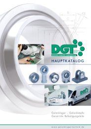GE ... LO DIN ISO 12240-1 series W Fitting conditions ... - Gelenklager