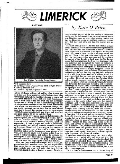 by Kate O'Brien - Limerick City Council