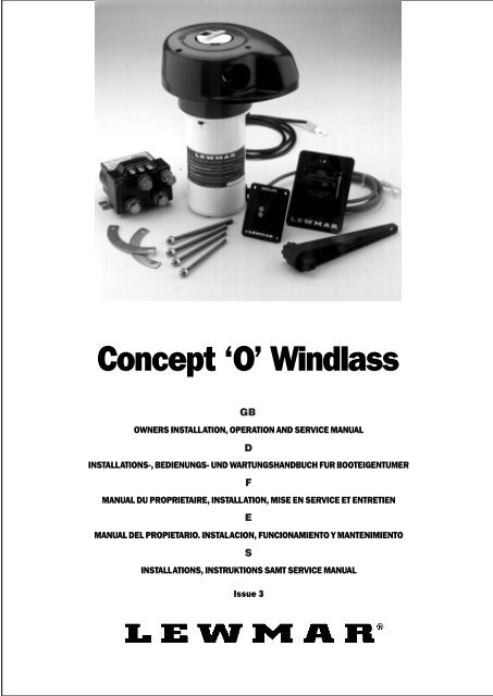 Concept 'O' Windlass - Lewmar
