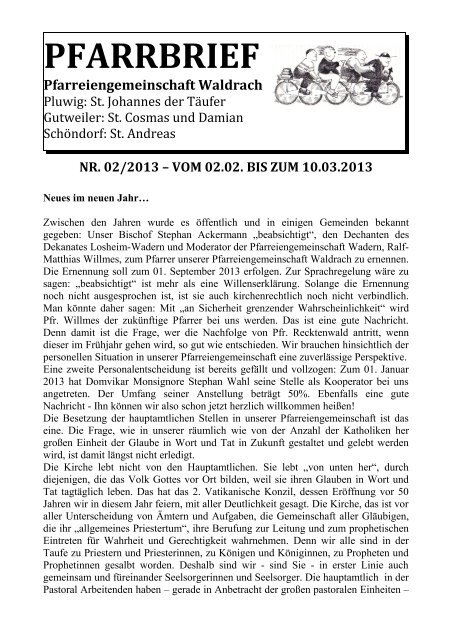 PFARRBRIEF