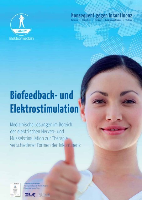 Biofeedback- und Elektrostimulation - LANCY Elektromedizin