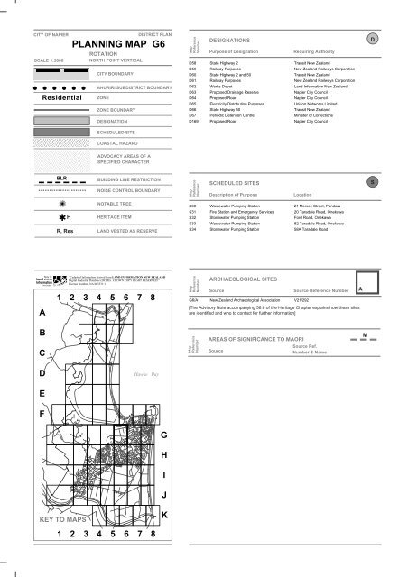 PLANNING MAP G6 - Napier City Council