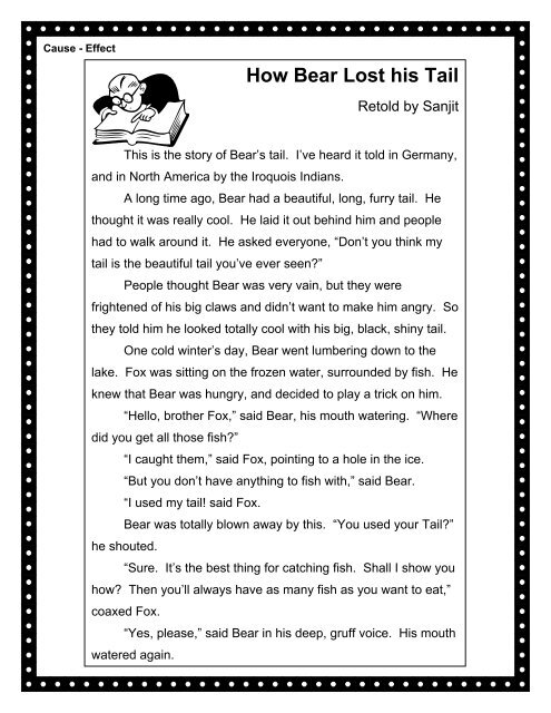 How Bear Lost his Tail - page 2 - Caryn Camp