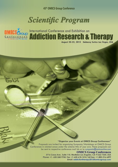 Scientific Program Scientific Program - OMICS Group