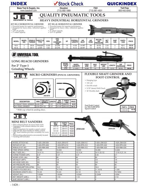 Bass Tool & Supply, Inc.