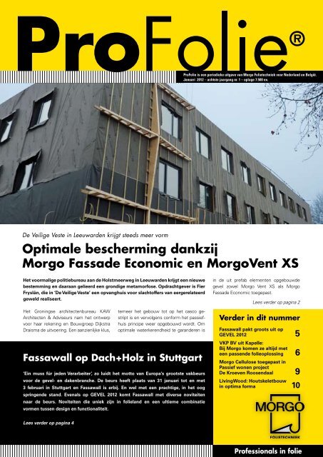 Optimale bescherming dankzij Morgo Fassade Economic en ...