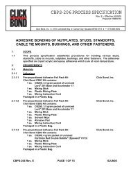 CB200 Data Sheet - Rev. 6 - Click Bond, Inc.