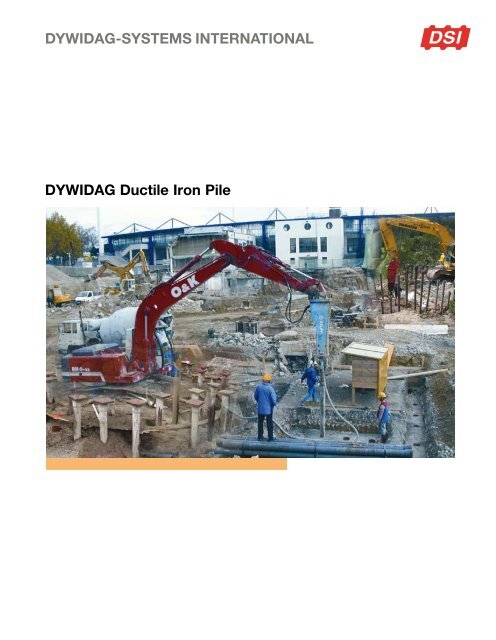 DYWIDAG Ductile Iron Pile - DYWIT