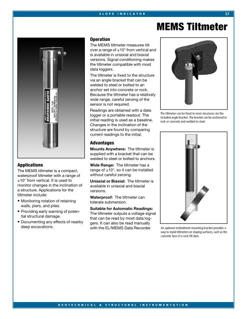 Tiltmeter Monitoring