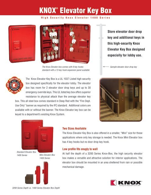 KNOX® Elevator Key Box