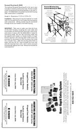 3200 Series Hinged Door Spec Sheet - Knox Box
