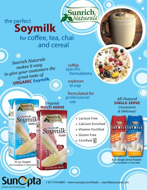 Sunopta Soy Milk