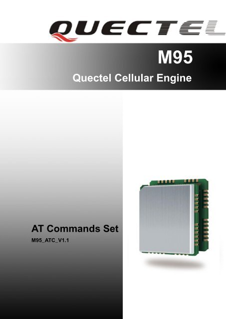 Quectel M95 AT commands set - Acme Systems srl