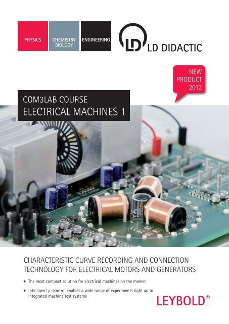 ELECTRICAL MACHINES 1 - LD DIDACTIC