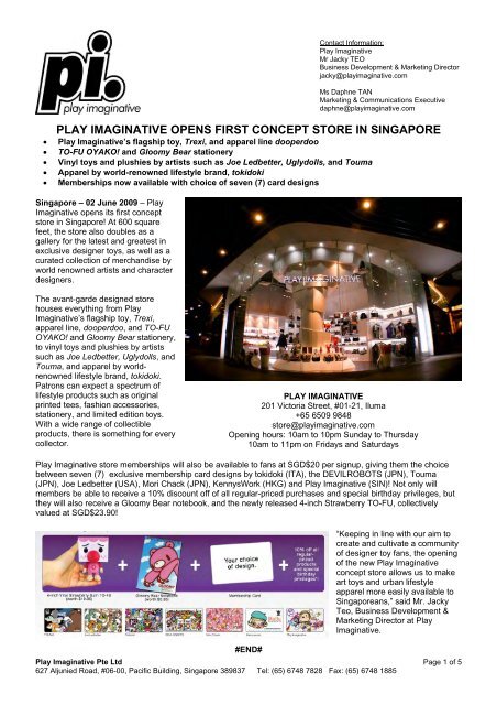 play imaginative opens first concept store in singapore