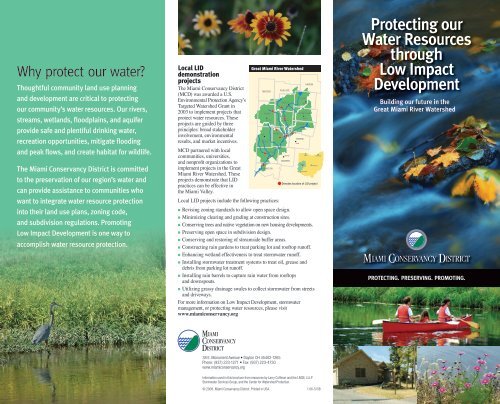 Protecting our Water Resources through Low Impact Development