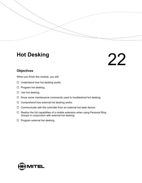 Lab 2A – External Hot Desking