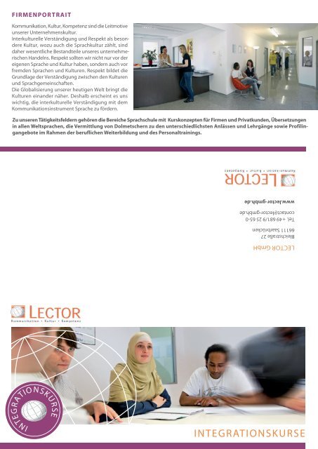 Integrationskurs - Lector GmbH