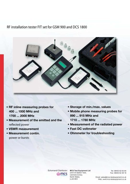 schomandl-rf-installation-tester-fit-set-for - MCS Test Equipment