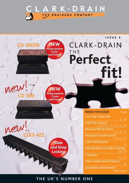 Clark Drain Recessed Covers