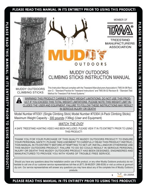 Muddy Outdoors Climbing Sticks Review