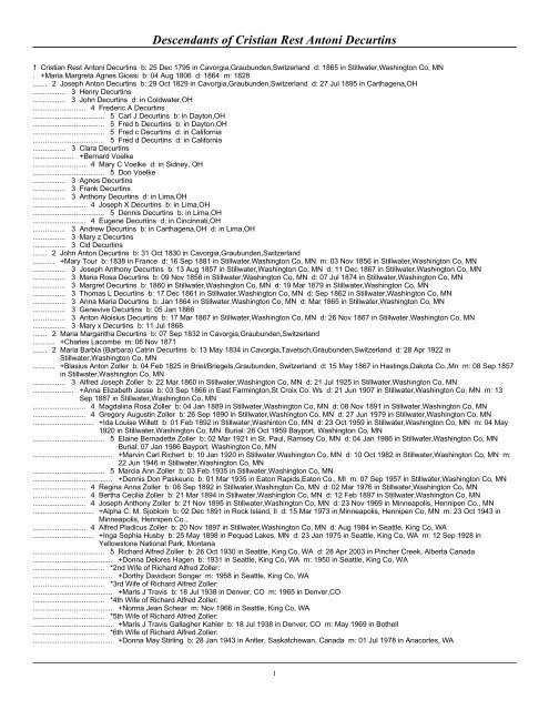 Weiss Family Tree From Rich Weiss Docs Appendix F. Foreign Office