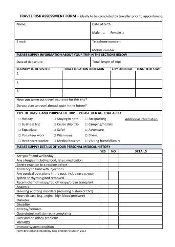 CQT/RA/002/V1 Activity-Based Risk Assessment Form