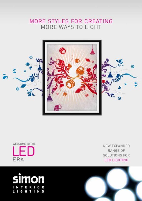 MORE STYLES FOR CREATING MORE WAYS TO LIGHT - SIMON