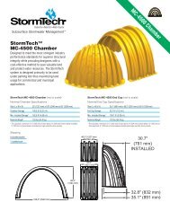 SC-740™ Chamber Information Sheet - StormTech