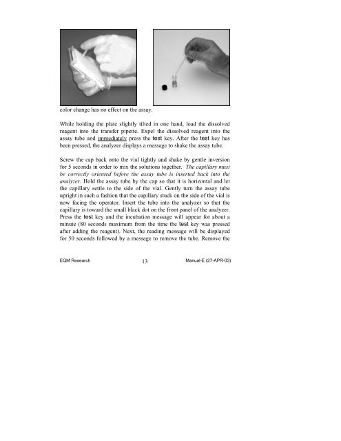 color change has no effec