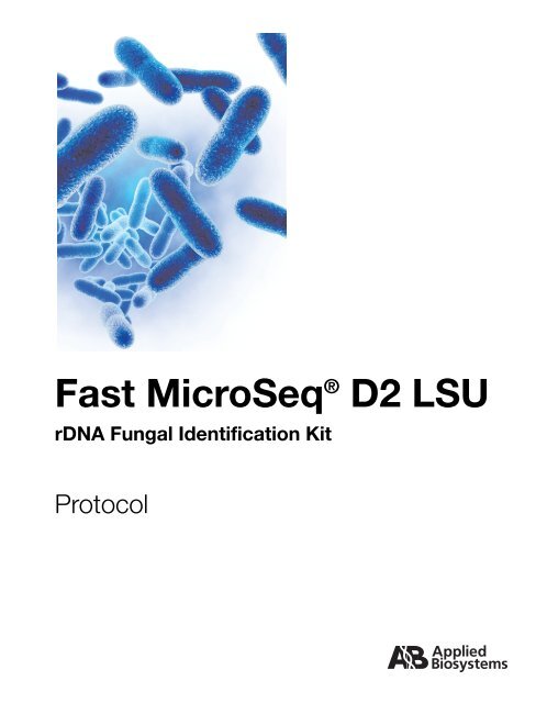 Fast MicroSeq® D2 LSU: rDNA Fungal Identification - Invitrogen