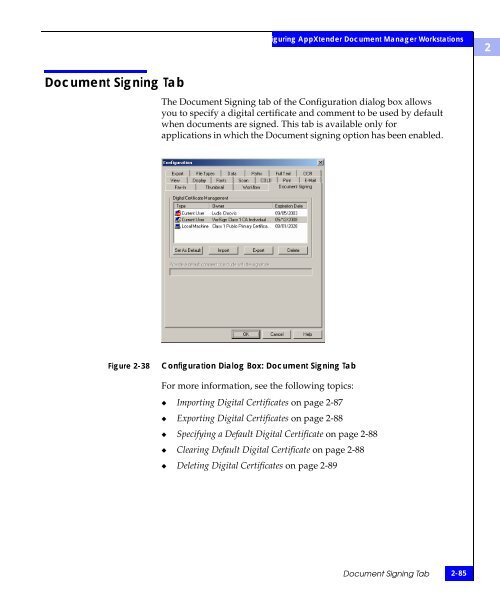 2 Configuring AppXtender