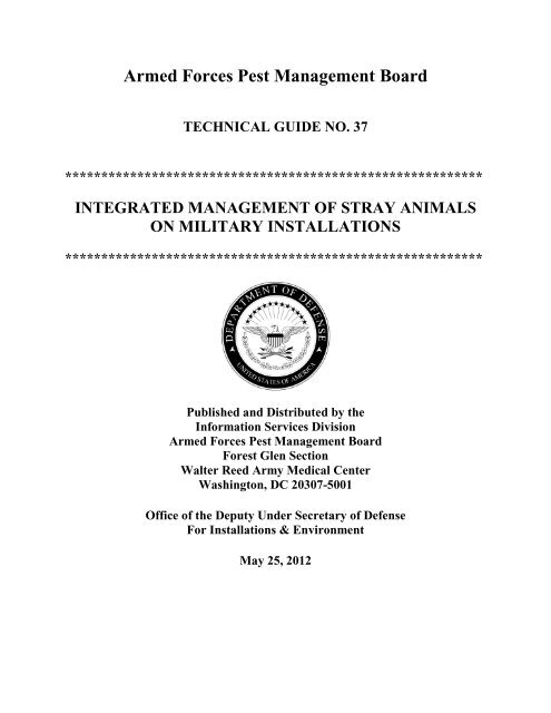 tg #37 - Armed Forces Pest Management Board