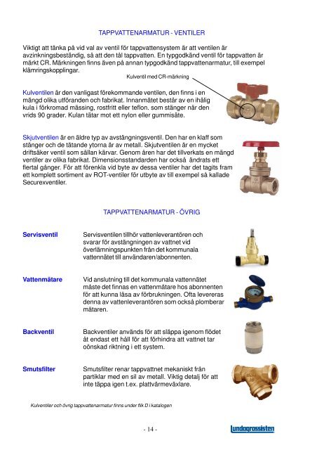 TAPPVATTENARMATUR - VENTI