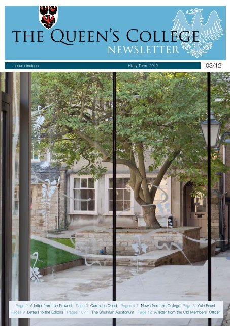 issue 19 - The Queen's College