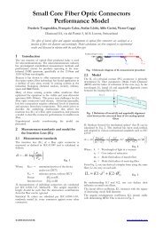 DIAMOND Fiber Optic Components - Diamond SA