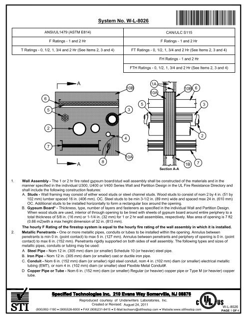 WL-8026 - STI - Specified Technologies Inc