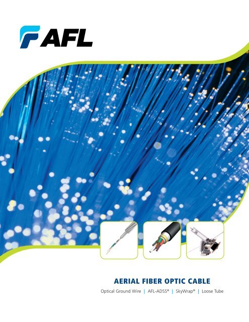 aerial fiber optic cable catalog - AFL