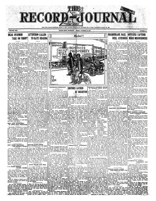 1 s>pciw// : in - Colorado's Historic Newspaper Collection