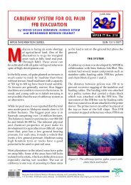 Fertilizer management for immature oil palm - PalmOilis - MPOB