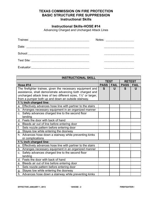 TEXAS COMMISSION ON FIRE