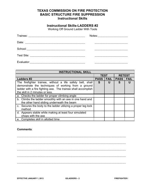 TEXAS COMMISSION ON FIRE