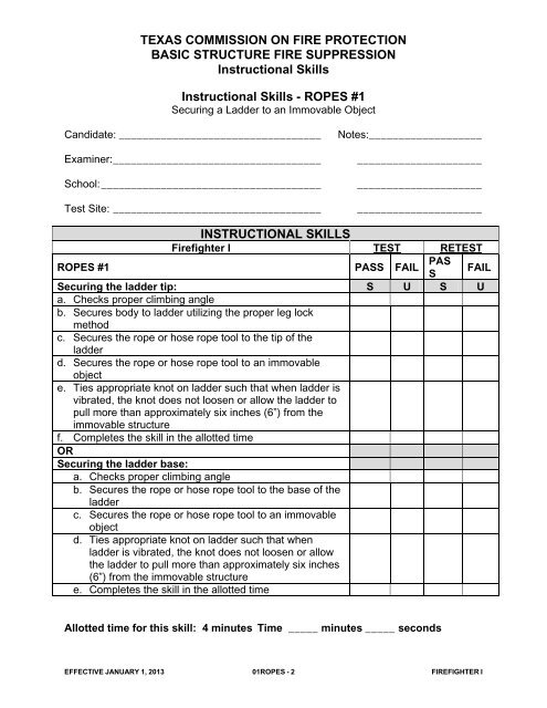 TEXAS COMMISSION ON FIRE