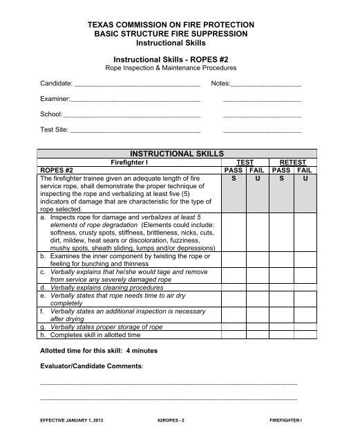 TEXAS COMMISSION ON FIRE