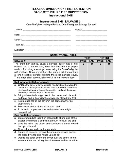 TEXAS COMMISSION ON FIRE