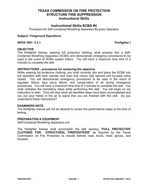 TEXAS COMMISSION ON FIRE