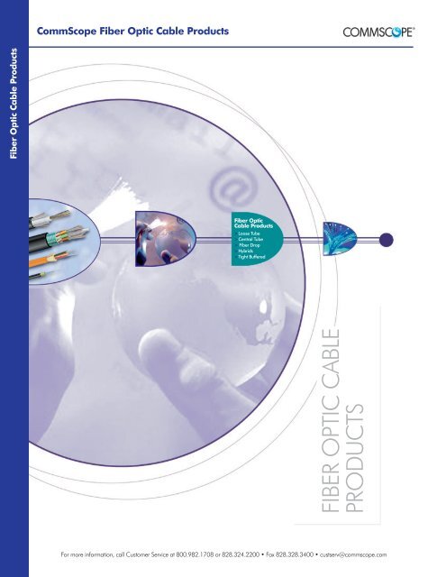 FIBER OPTIC CABLE PRODUCTS - CommScope